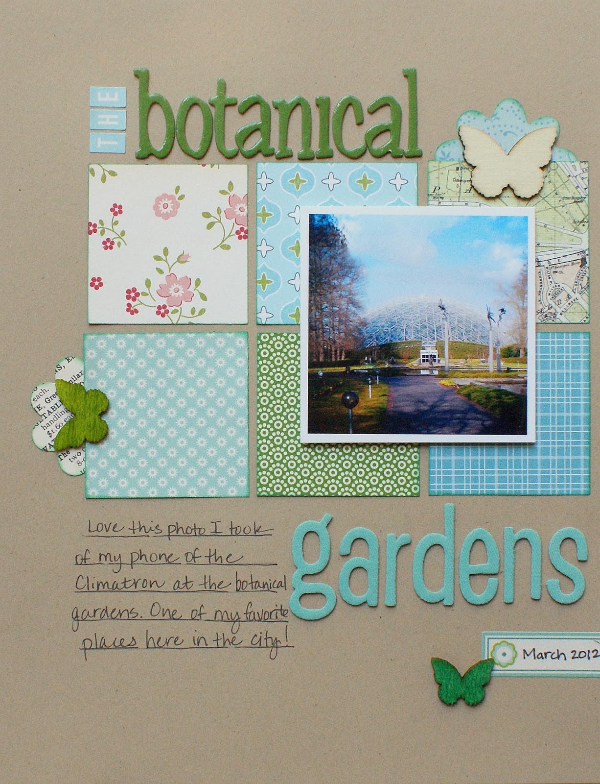 The Scrapbook Treehouse: Paper Issues: Tiptoe Through the Tulips!