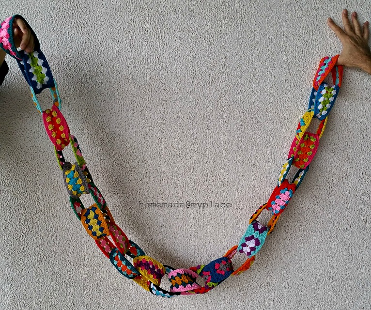 Make it ! The Granny Yarn Chain