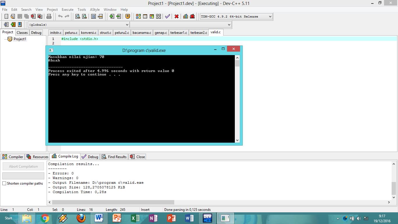 Jurusan Elektro Universitas Panca Marga: Menjalankan Program C di ...