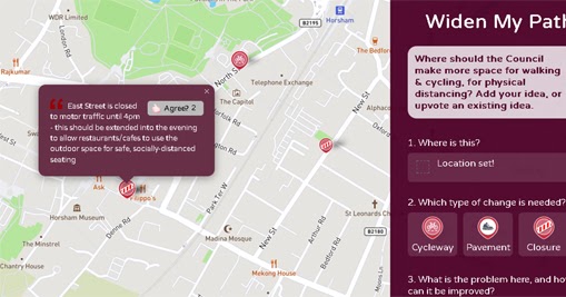 Maps Mania: Widen My Sidewalk