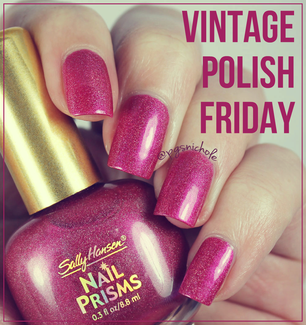 Vintage Polish: Sally Hansen Nail Prisms in Ruby Diamond