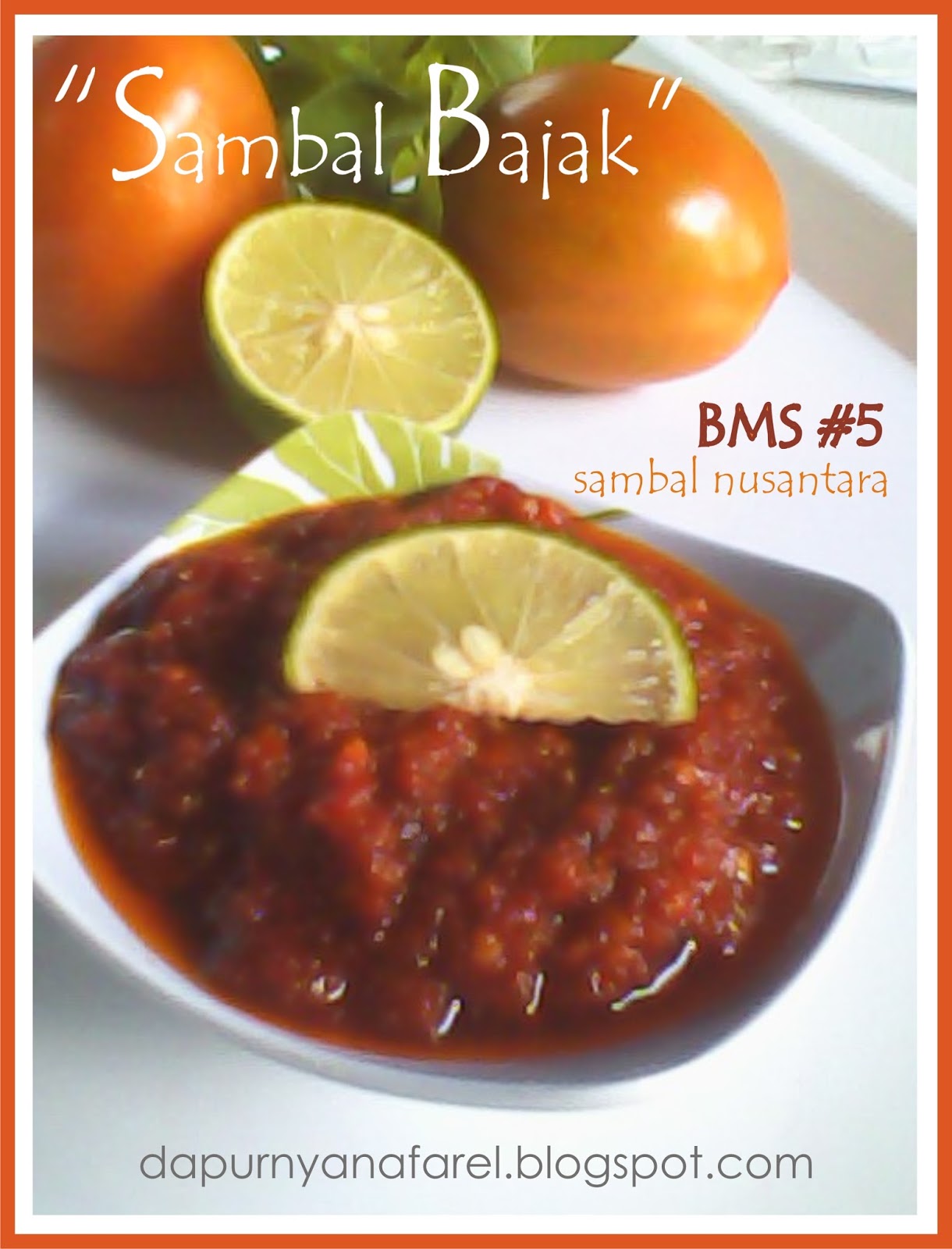 Dapurnya NafaRel: Sambal Bajak (BMS #5 Aneka Sambal Nusantara)