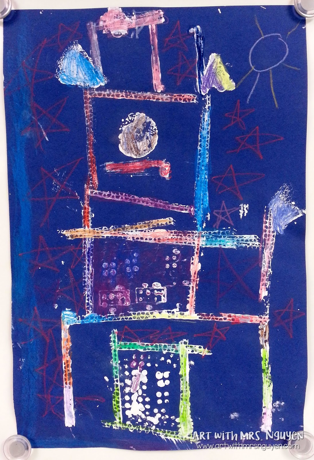 Kindergarten 'Blue'prints (K) | Art with Mrs. Nguyen