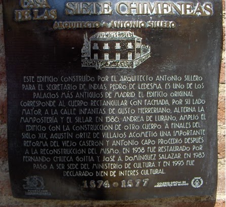 Madrid sin prisas: LA CASA DE LAS SIETE CHIMENEAS