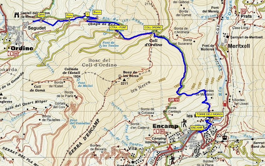 De punta a punta: GR 11: Ordino - Encamp