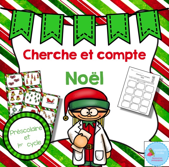 Mme Émilie: Activités mathématiques de Noël
