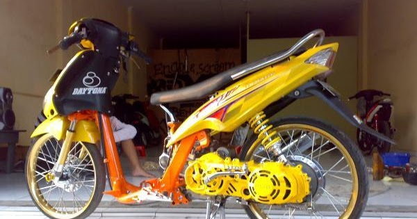 Modifikasi Mio Warna Kuning | Modif Motor Terbaru 2019