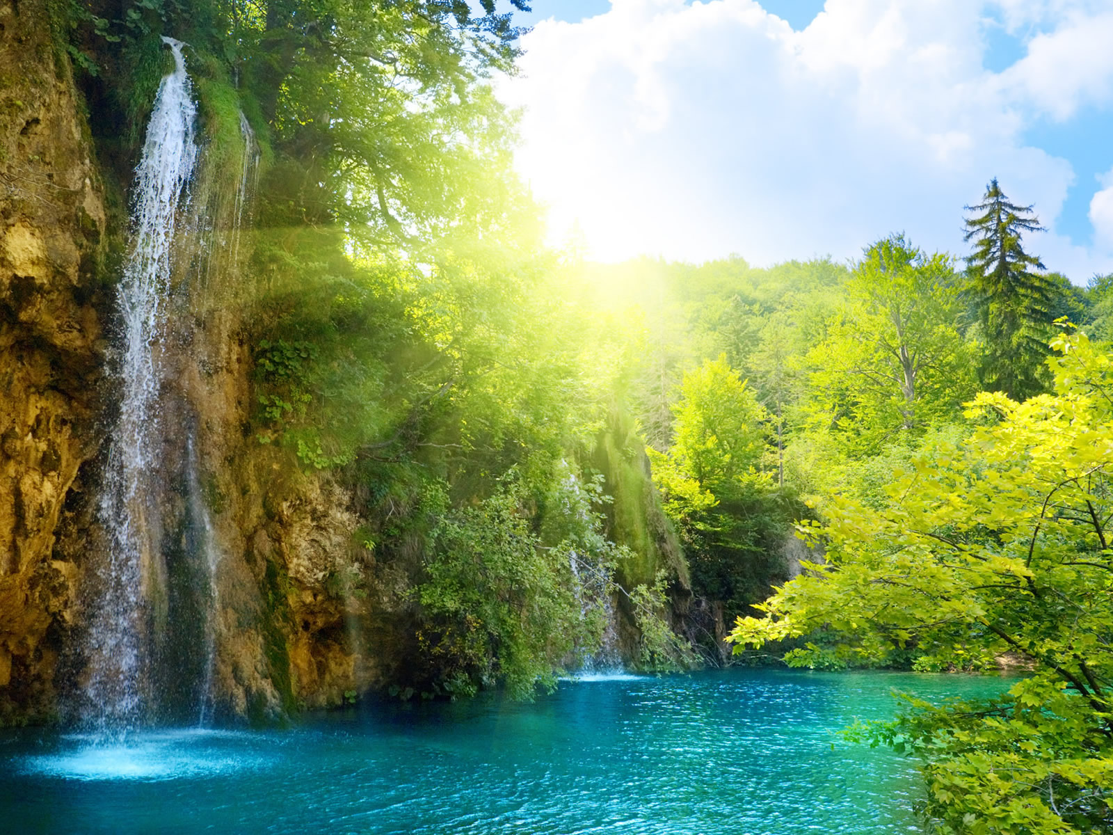 Wasserfall Panorama Hintergrundbilder | Liebe Hintergrundbild Panorama ...