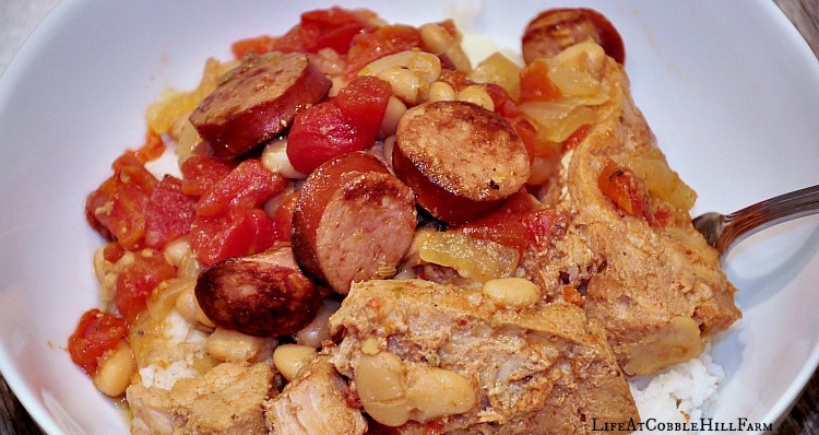 Slow-Cooker Pork & Beans | Life At Cobble Hill Farm