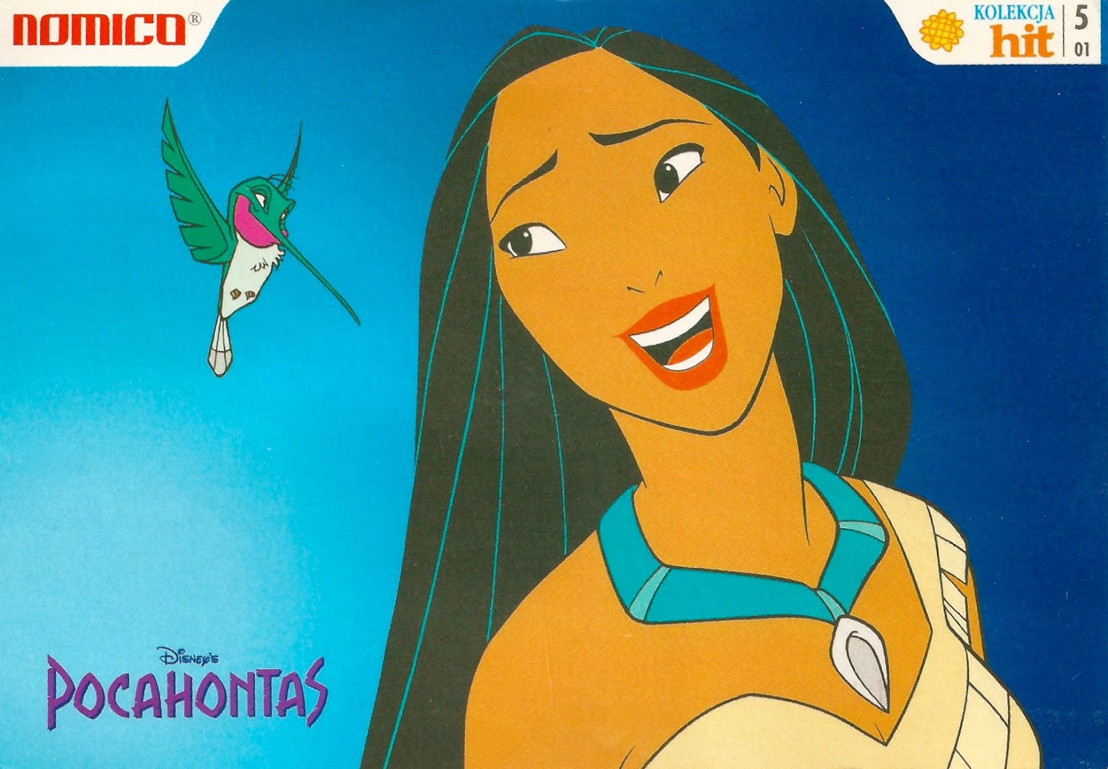 My Favorite Animal Postcards: Flit the Hummingbird from Pocahontas