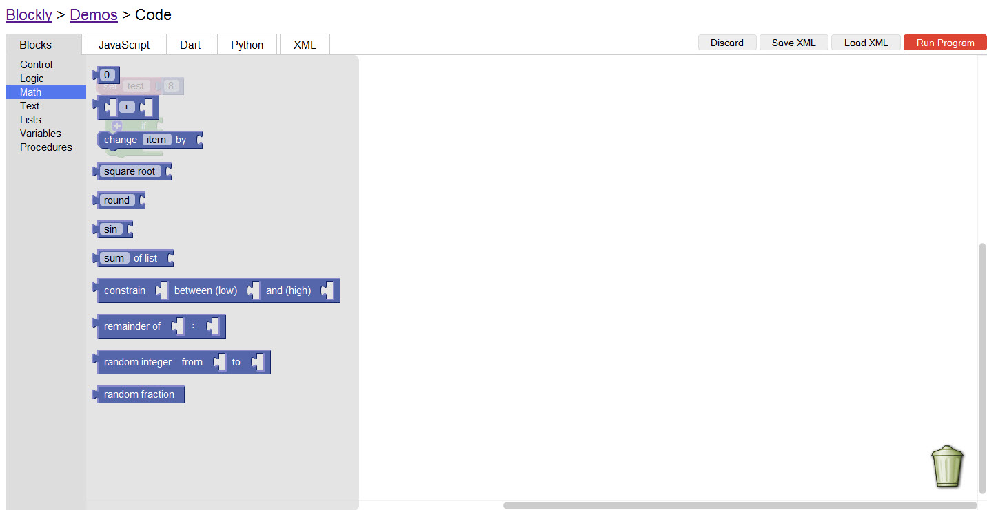 Google Blockly: Μία οπτική γλώσσα προγραμματισμού από τη Google