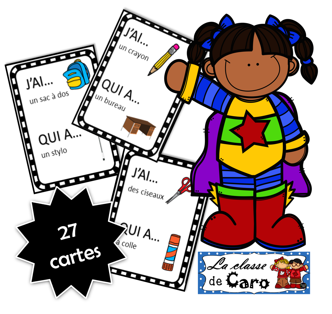 la classe de caro.: JEU - J’ai… Qui a… L’école - La rentrée