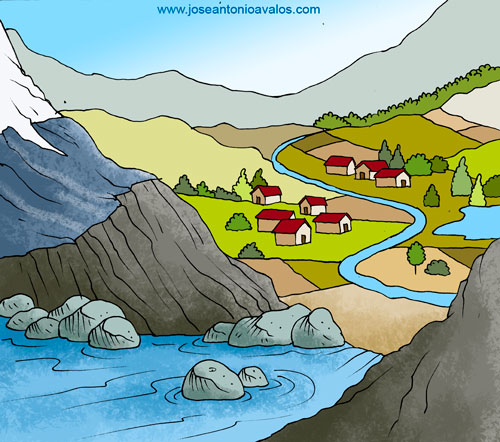 Medio ambiente rural dibujos - Imagui