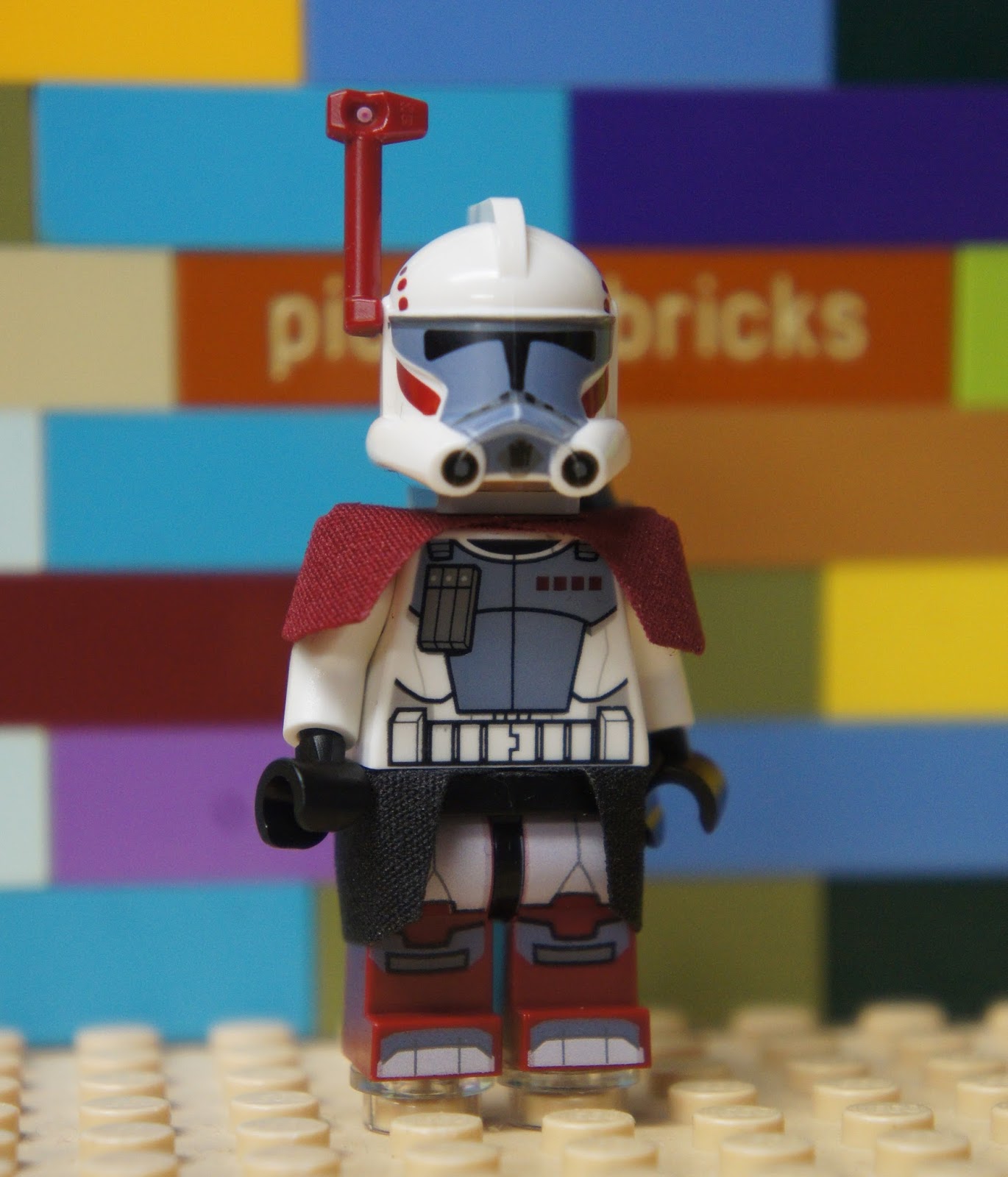 LEGO SW377 ARC TROOPER w/ Backpack - Elite Clone Trooper Minifigure ...