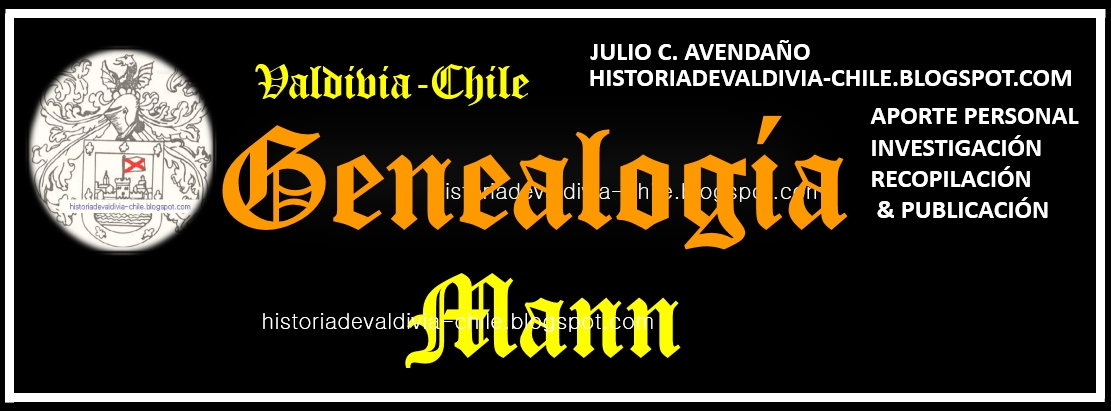 i carl august mann augusto genannt gößnitz alemania 06 09 1812 valdivia ...