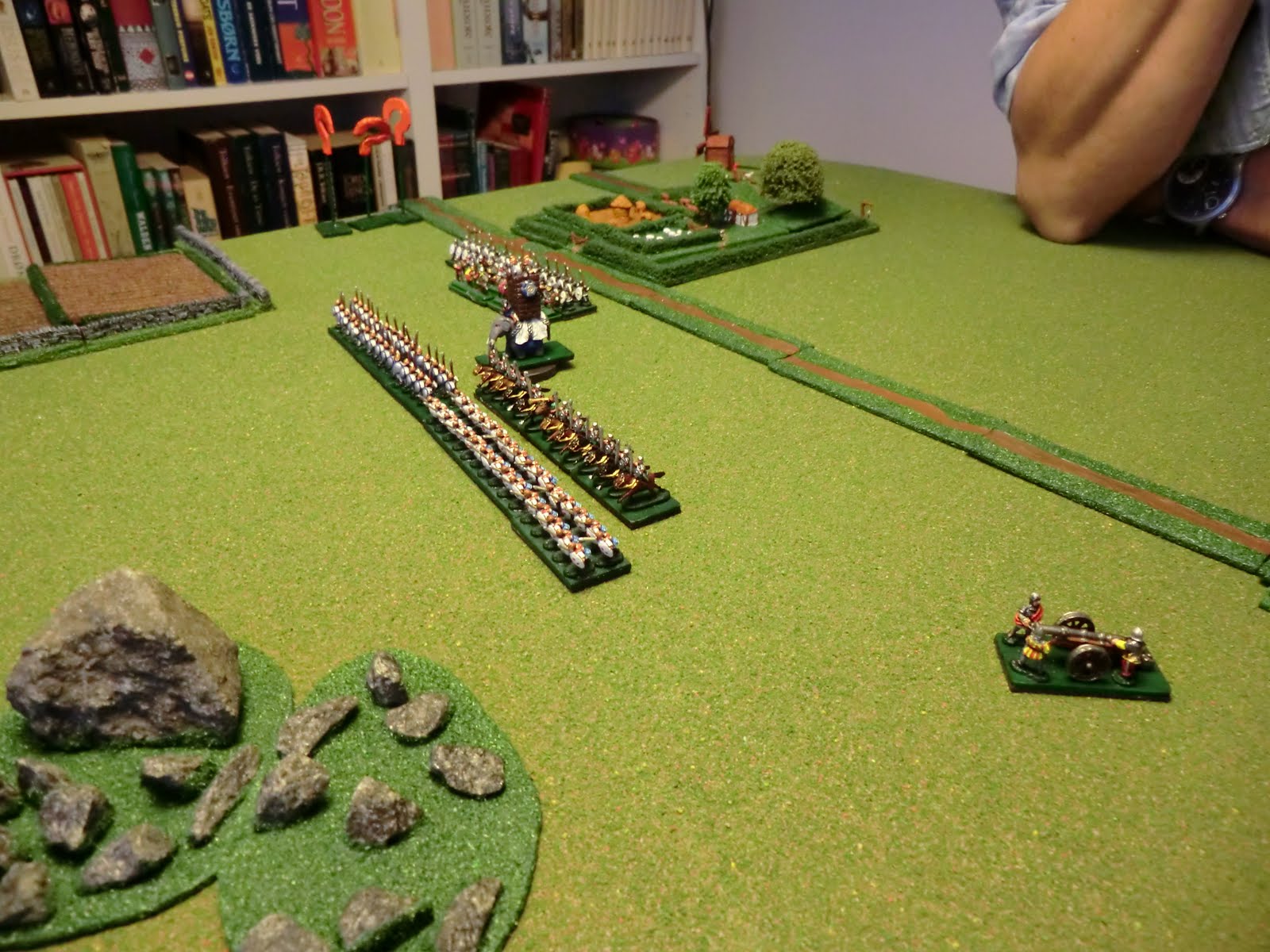 Warmaster: Warmaster Battle Report - 500p Wacky Warmaster - Game One