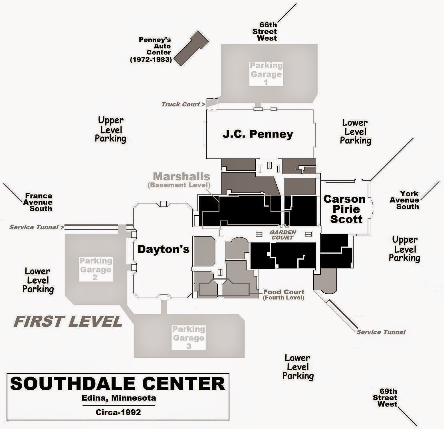 SkyMall : Retail History and Abandoned Airports: Southdale Center ...