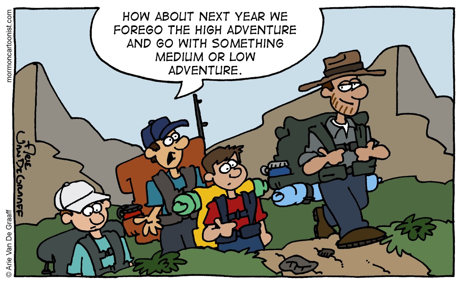 Ward Cartoonist: High Adventure