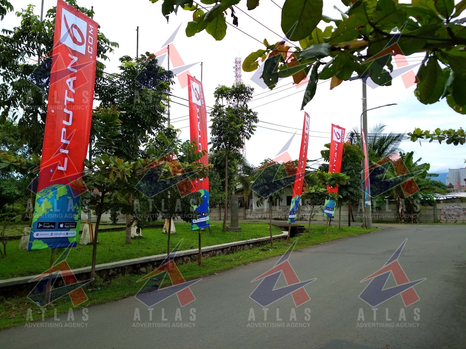 jasa pasang t-banner / umbul-umbul - Jasa Pasang Spanduk | Pasang ...