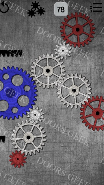 Gears Logic Puzzles Level 78 Solution ~ Doors Geek