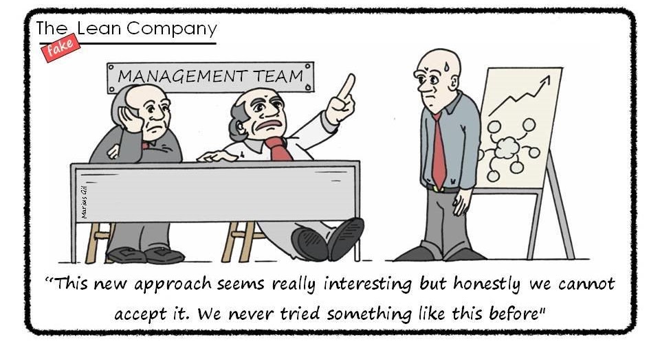 LEAN & SIX SIGMA & KAIZEN: Lean Cartoon: Afraid of Change?
