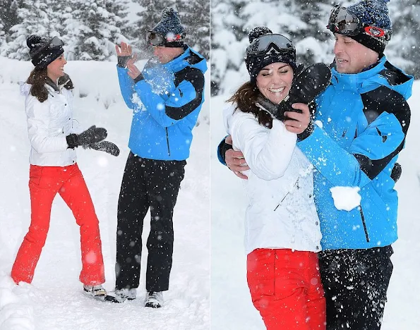 The Duke & Duchess released family skiing holiday photos