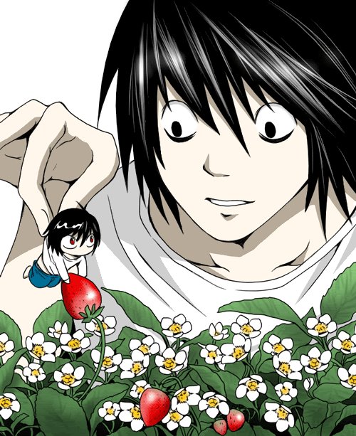 Lights go on again: L, Death Note xD