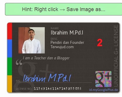 Cara Membuat ID Card Google Plus dalam Waktu 5 Menit ~ Terwujud.com ...