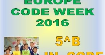 Siamo in quinta B!: EUROPE CODE WEEK EVENT: 5^B IN CODE!