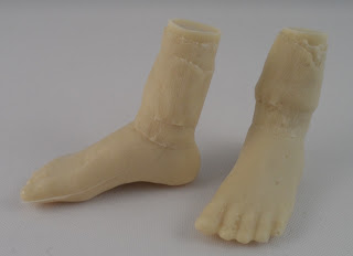 Fashion Doll Shoes: Casting resin: Feet with ankle joints