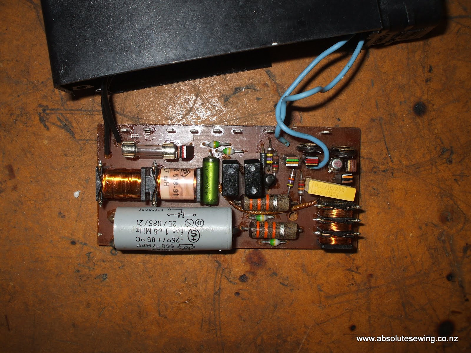 Absolute Sewing Machine Information: Sewing Machine Interference Capacitor