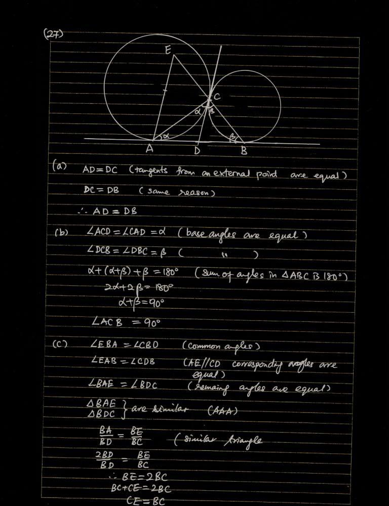 MATHEMATICS T STPM: GEOMETRY DEDUCTION