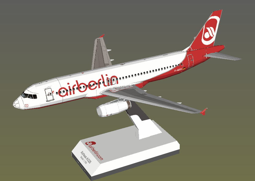 1100 Paper Model Papercraft Of The Air Asias Airbus A320 200 Making Images