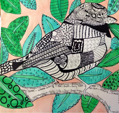 TCDS Art Department : 7th Grade Zentangle Animals Finished!