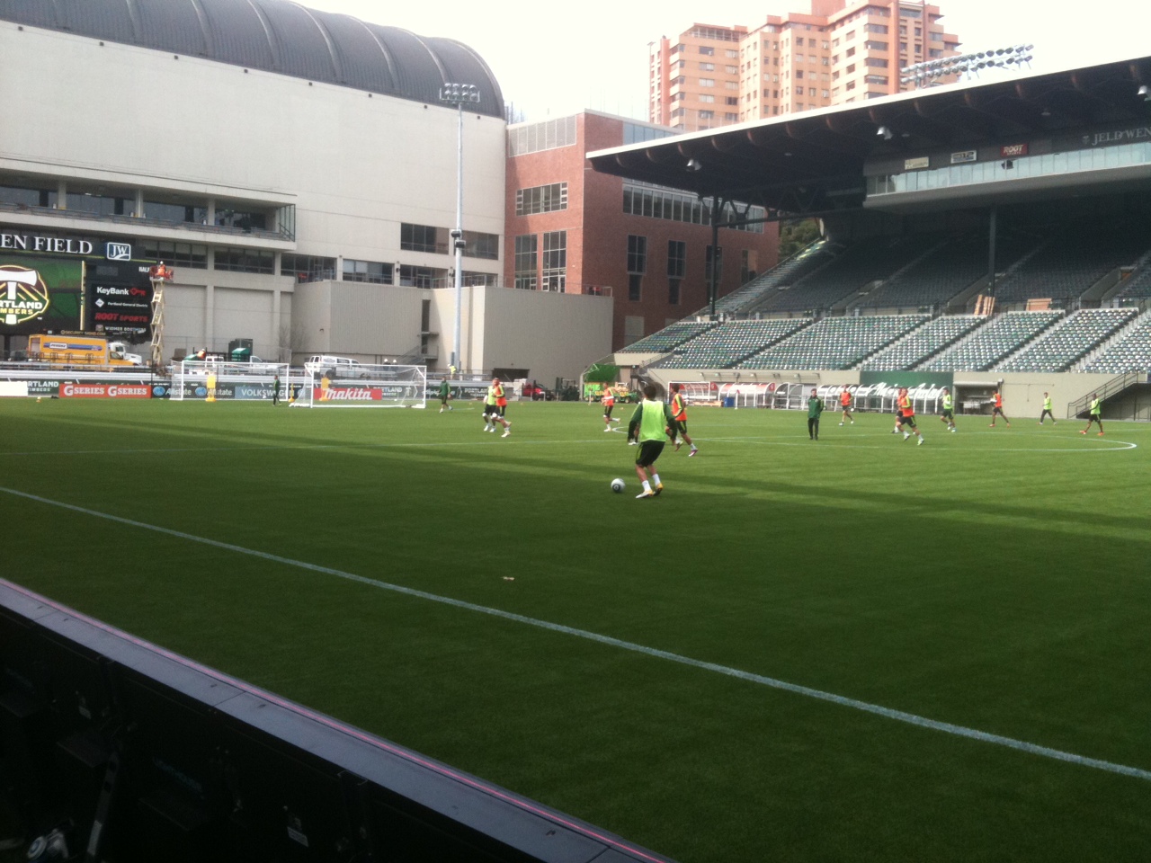 RSL Cup: Portland's renovated stadium