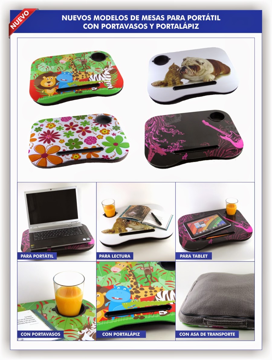 Clener: Nuevos modelos de mesas para portátil y tablet