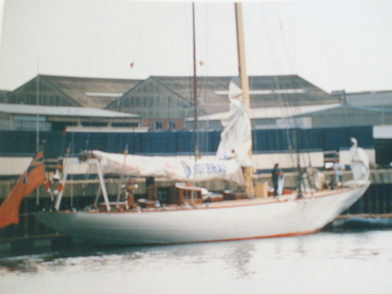 Shockwave40 Velsheda J Class Yacht Pictured 1980s Southampton Ocean Village