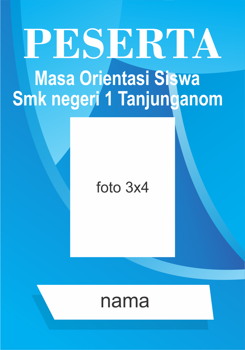 Cara Membuat Tanda Peserta atau Tanda Pengenal di Corel Draw - zavindesain