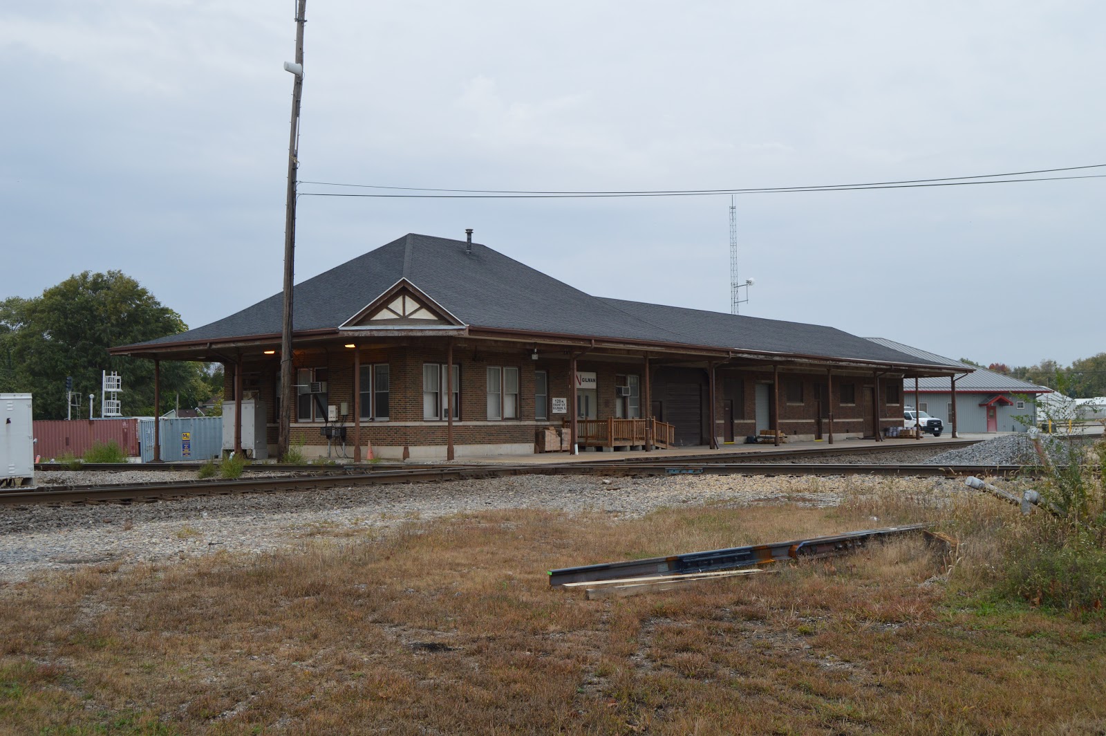 Towns and Nature: Gilman, IL: IC and TP&W Depot and Junction