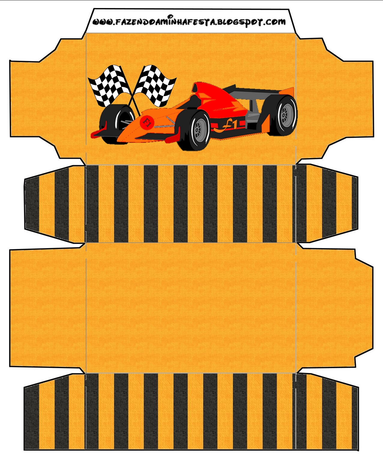 F1 Party: Free Printable Boxes. - Oh My Fiesta! in english