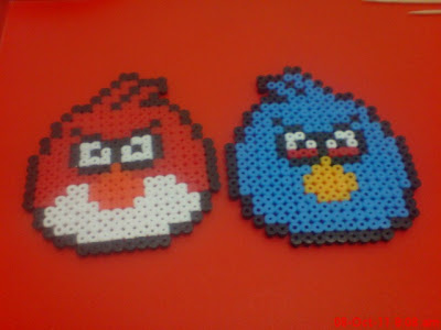 MY BLOG, MY STORIES, MY PHOTOS - 廖国玲: I LOVE PYSSLA BEADS - ANGRY BIRD