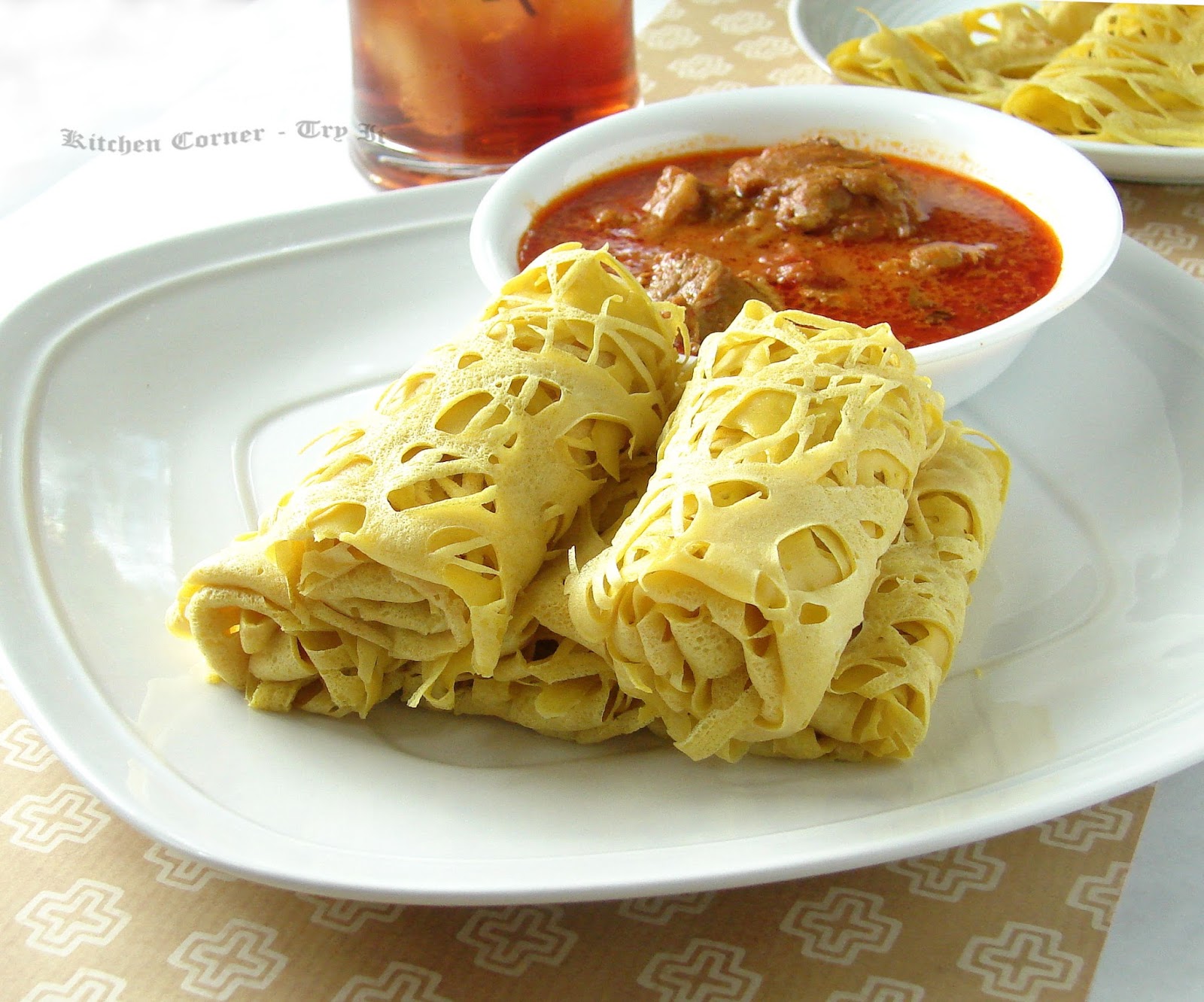 Roti Jala- Malaysian Net/ Lace Crepes