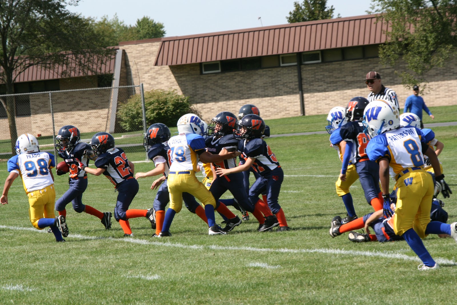 Wheaton Rams Team Black 73lbs: Wheaton Bowl vs. Warren