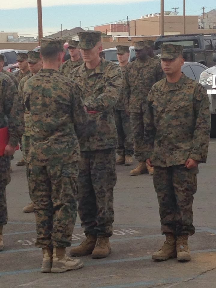 Marine recruit mom: Marine rank: Corporal