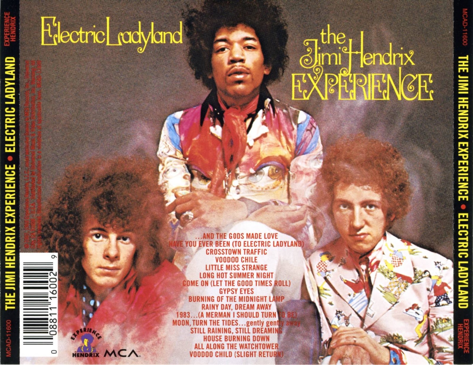 1968 Electric Ladyland - The Jimi Hendrix Experience - Rockronología