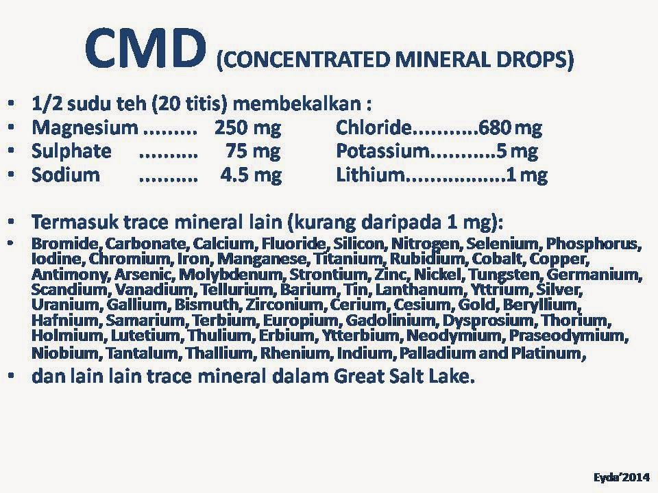 CMD CONCENTRATED MINERAL DROPS iEXP4U