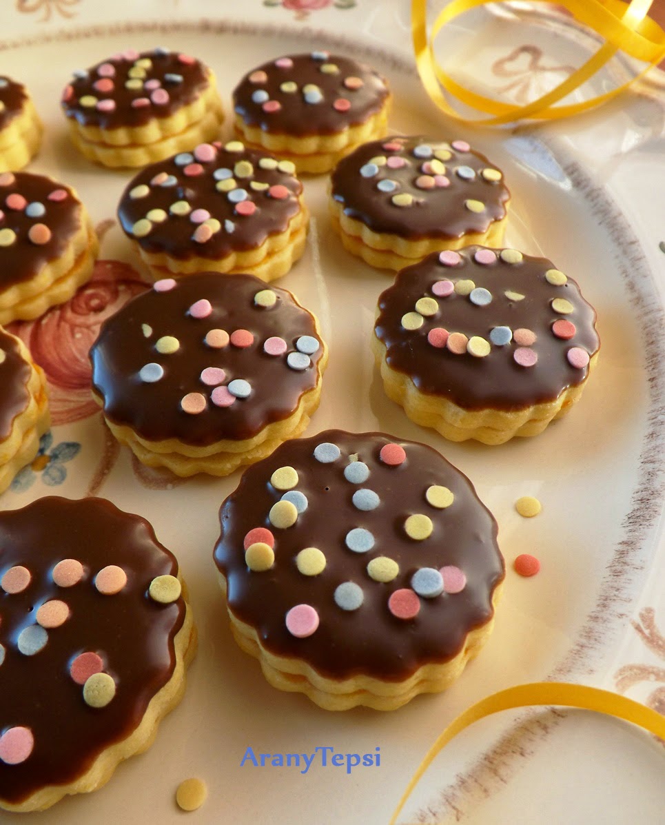 AranyTepsi: Csokis linzer szilveszterre