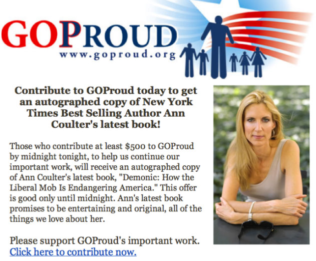 GOProud Sells Skeletor's Autograph - Joe.My.God.