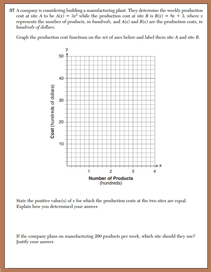 (x, why?): Daily Regents: Quadratic-Linear Systems of Equations