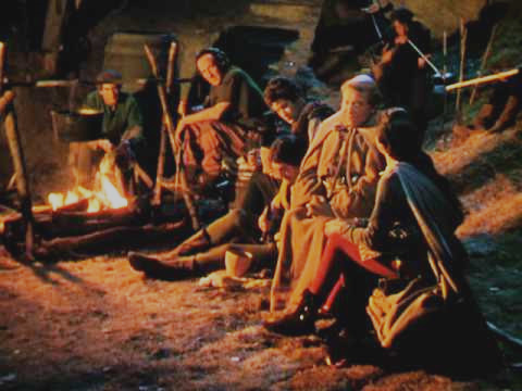 Walt Disney's Story Of Robin Hood: Robin Hood's Camp in Sherwood Forest